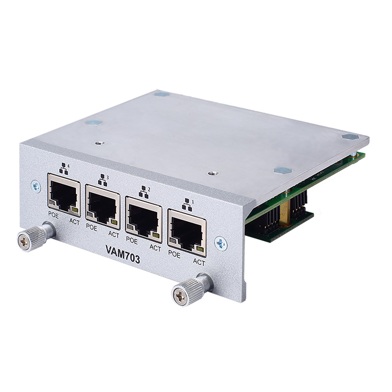 Value-added Module with 4 RJ-45 PoE - VAM702/VAM703